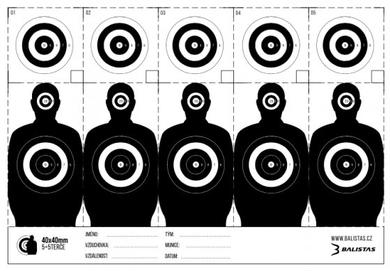 Terče ke stažení zdarma – na vzduchovku, pistoli i větrovku | Balistas.cz
