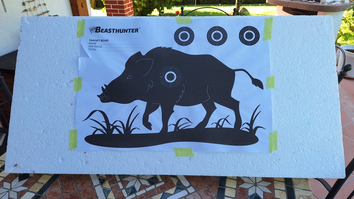 Recenze: Terč silueta Beast Hunter Boar 10ks | Balistas.cz